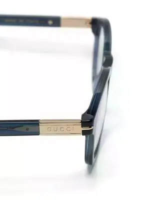 Gucci Round-frame Glasses - Blue