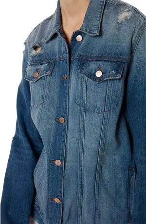 J Brand Cyra Oversized Denim Jacket