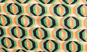 BUXOM COUTURE Geometric Print Body-con Maxi Dress