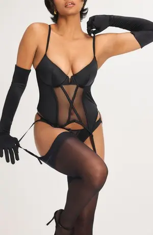 SAVAGE X FENTY Vixen Satin Underwire Basque