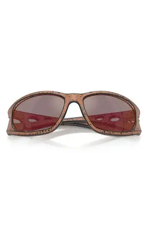 DIESEL® Mirrored Rectangular Sunglasses