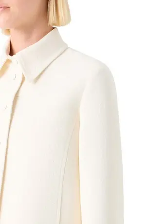 Akris Talitha Crop Cotton & Silk Shirt Jacket