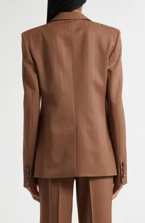 Stella McCartney Regular-fit Stripe Wool Jacket