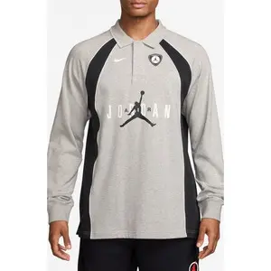 JORDAN Flight Long-sleeve Cotton Polo