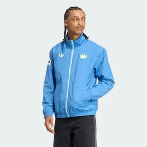 ADIDAS ORIGINALS Charlotte Fc Archive Collection Anthem Full-zip Jacket - Blue