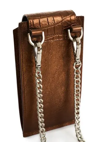 VELEZ Serpia Folia Leather Phone Holder