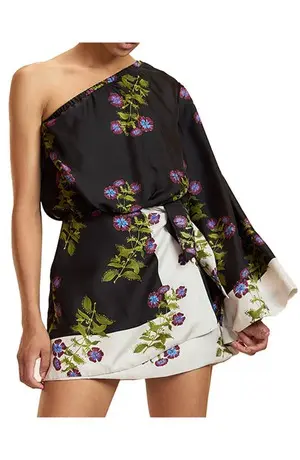 Cynthia Rowley One-shoulder Mini Dress