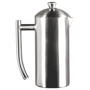 FRIELING Brushed 18/10 Stainless Steel French Press Coffee Maker - Silver