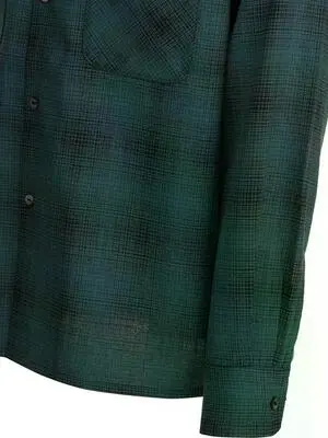 Needles One-up Checked Chest-pocket Shirt - Blue