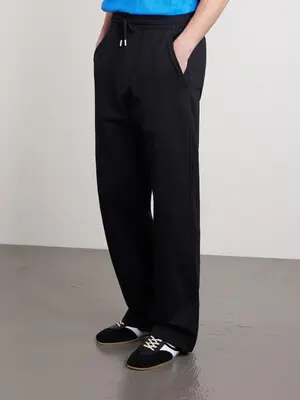 Dries Van Noten Cotton-jersey Sweatpants - Black