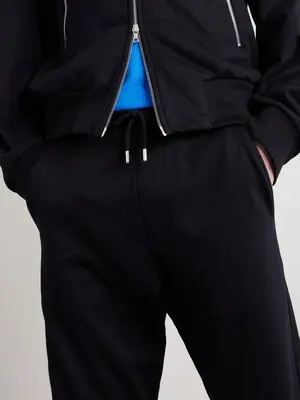 Dries Van Noten Cotton-jersey Sweatpants - Black