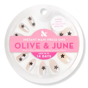 OLIVE & JUNE Instant Mani Press-on Nails Puffy Black