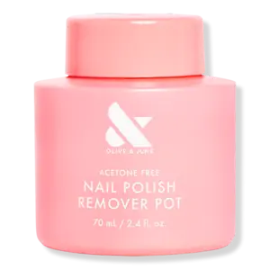 OLIVE & JUNE Acetone Free Nail Polish Remover Pot