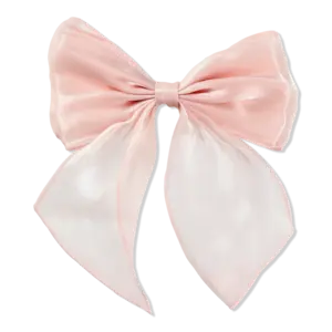 SCUNCI Sheer Bow Salon Clip - One-color