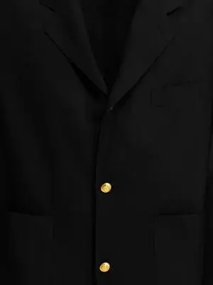 BEAMS Paul Button-up Patch-pocket Blazer - Black