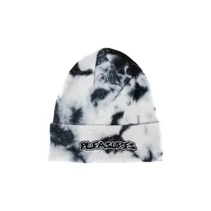 PLEASURES Backbone Dyed Beanie - White