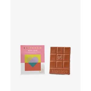 CHOCOCO 47% Milk Chocolate 'with Love' Chocolate Bar 75g - One-color