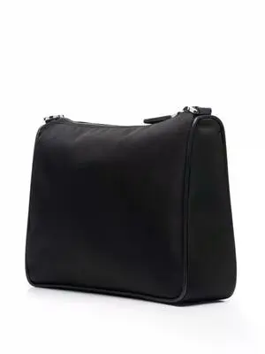 Prada Triangle Logo Detachable-pocket Shoulder Bag