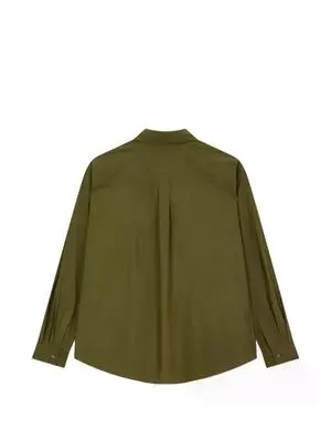 STUDIO TOMBOY Buttoned Long-sleeve Shirt - Green