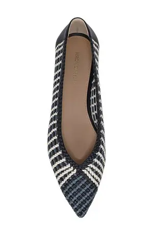 Veronica Beard Bancroft Woven Pointed Toe Flat