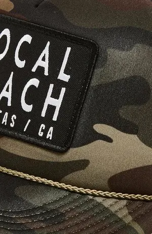 LOCAL BEACH Logo Patch Trucker Hat