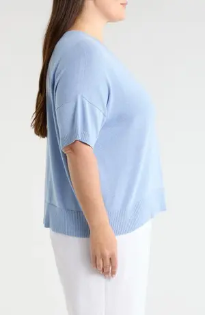 Eileen Fisher Crewneck Knit Top