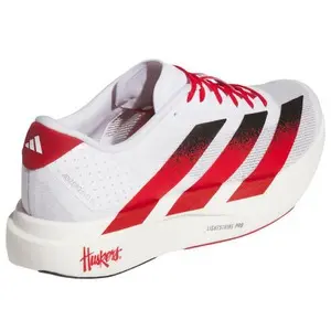 Adidas Nebraska Huskers Adizero Evolution Sl Running Shoes - White