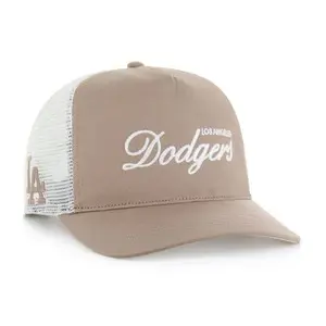 '47 Los Angeles Dodgers Foundational Mesh Hitch Adjustable Hat - Brown