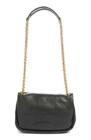 Saint Laurent Mini Jamie 4.3 Patchwork Leather Shoulder Bag - Noir