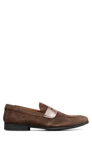 Florsheim Modena Moc-toe Penny Loafer - Brown Suede