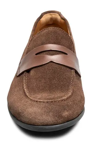 Florsheim Modena Moc-toe Penny Loafer - Brown Suede