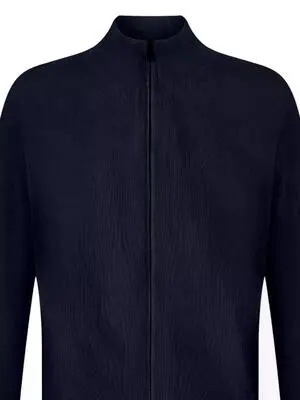 C.P. COMPANY Cotton Zip-up Cardigan - Blue