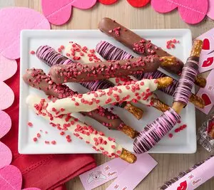 MRS PRINDABLES Sh2/2 Mrs. Prindables 15pc Valentines Chocolate Pretzels - One-color