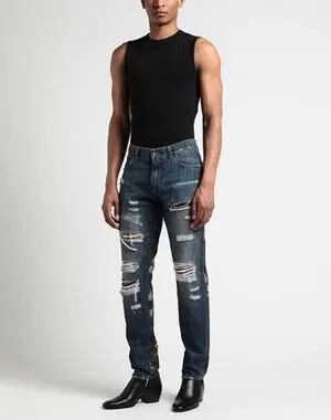 Dolce & Gabbana Tapered Jeans With Camouflage Print