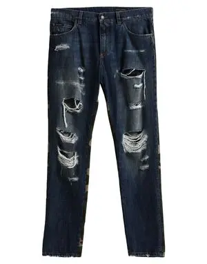 Dolce & Gabbana Tapered Jeans With Camouflage Print