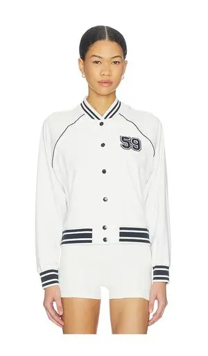 Splits59 Hayes Varsity Rigor Jacket - White