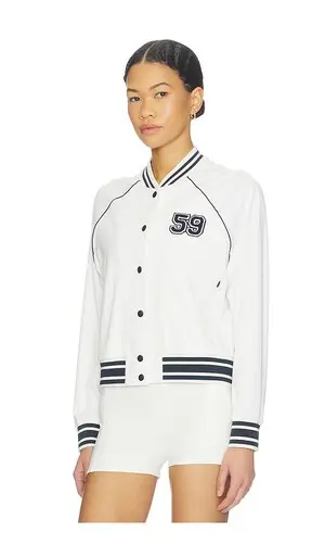 Splits59 Hayes Varsity Rigor Jacket - White