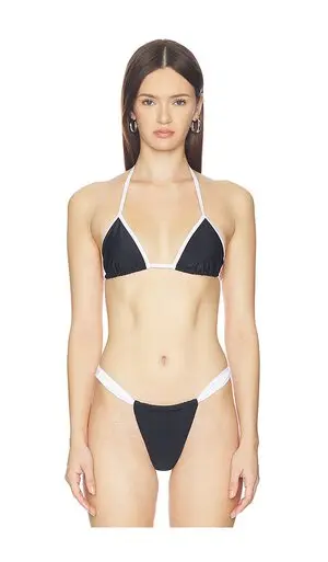 Superdown Fallon Bikini Top - Black