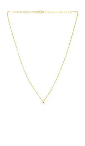 PETIT MOMENTS Initial Letter Necklace - Gold