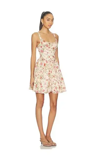 Agua Bendita Spring Floral Dress