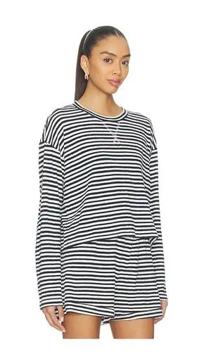 BOBI Drop Shoulder Pullover Top