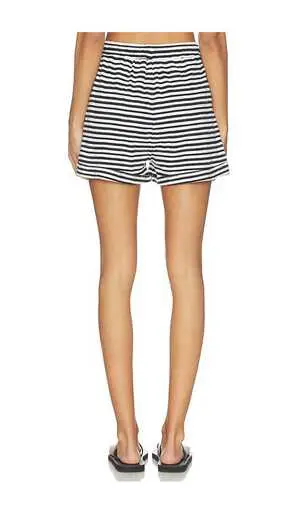 BOBI Folded Hem Knit Jersey Shorts