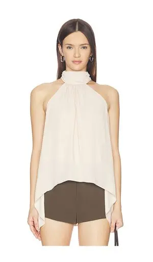 High Neck Sleeveless Blouses