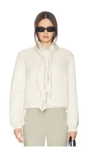 Line & Dot Agnes Scarf Bomber Jacket
