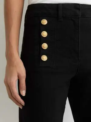 REISS Athena Flared Jeans - Black
