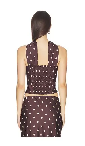 RUNAWAY THE LABEL Blaine Top - Chocolate