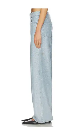 Ksubi Empire Wide Leg Jeans With Crystal Embellishment