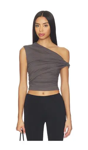 Superdown Alessia Top - Grey