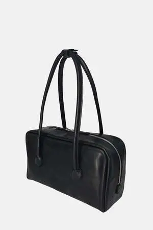 MARGESHERWOOD Soft Boston Bag - Black
