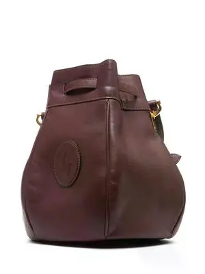 Cartier 2000s Logo-embossed Bucket Bag